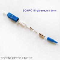 China SC UPC APC 0.9mm 2.0mm 3.0mm Connector For Fiber Optical Patch Cord Pigtail for sale