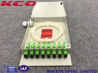 China Wall Mount FTB OTB 8 Ports Fiber Optic Terminal Box FTTH GPON EPON KCO-FTB08D for sale
