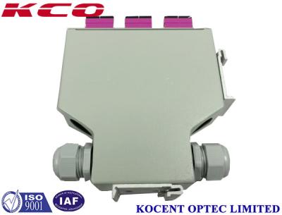 China Indoor Rack Mountable Fiber Optic Terminal Box For FTTH GPON EPON for sale
