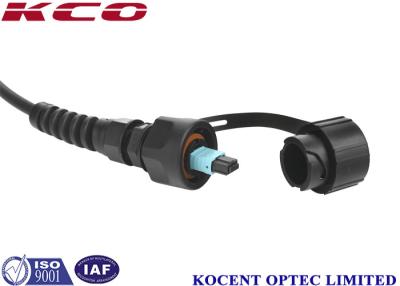 China MPO OM3 Water Proof Fibre Optical Patch Cable for FTTA CPRI RRU LTE for sale