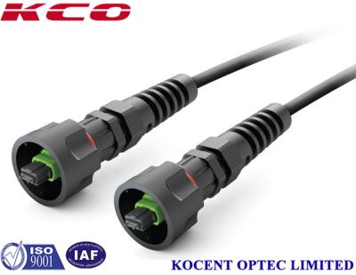 China IP67 ODVA MPO/APC G652D Water Proof Optic Fiber Patch Cable for FTTA CPRI RRU LTE for sale