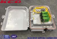 China Outdoor Anti UV Fiber Optic Splitter Terminal Box 1*32 Splitter Box With SC/APC FTTH 24 ports for sale