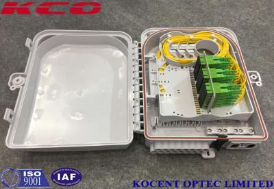 China Outdoor Anti UV Fiber Optic Splitter Terminal Box 1*32 Splitter Box With SC/APC FTTH 24 ports for sale