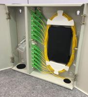 China 2 Doors KCO-WTB-24A Wall Mount Fiber Optic Terminal Box 12 24 36 48 ports for sale