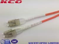 China LC Uniboot Multimode OM1 62.5/125 Fiber Optic Patch Cord LSZH PVC 3m 5m 7m 10m for sale