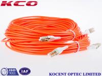 China Multimode OM2 50/125 LC Uniboot Fiber Optic Patch Cords LSZH PVC 10m 15m 20m 30m 40m for sale