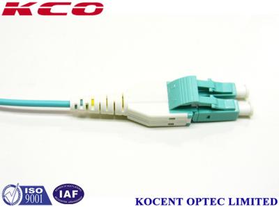 China LC Uniboot Multimode OM3 50/125 10G Fiber Optic Patch Jumpers 1m 2m 3m 4m 5m 6m 7m 8m 9m 10m for sale