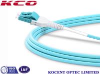 China Switchable LC Uniboot MM OM4 100G Fiber Optic Patch Cord PVC LSZH 3.0mm 3m 5m 7m 10m 15m for sale