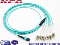 China OM1 OM2 OM3 OM4 Multimode MPO to LC Uniboot Fiber Optic Patch Cord for sale