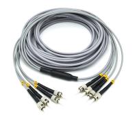 China Customized ST Fiber Optic Patch Cord with UPC/APC Polished for FTTH PON OAN WAN Applications for sale