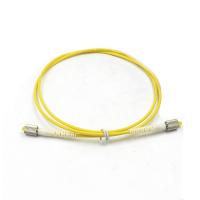 China DIN D4 Fiber Optic Patch Cable with 0.9mm/2mm/3mm Cable OD and 100% Tested for Customized Lengths for sale