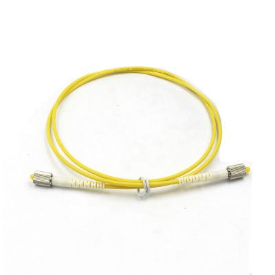 China DIN D4 Fiber Optic Patch Cable with 0.9mm/2mm/3mm Cable OD and 100% Tested for Customized Lengths for sale