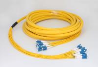 China 8 Core Fiber Optic Patch Cord with Duplex or Simplex Options and UPC/APC Polishing for High-Speed Networks for sale