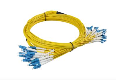 China 8-Core 12-Core 24-Core Fiber Optic Patch Cord with Low Insertion Loss and Duplex LC Connector for sale