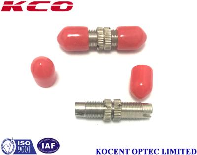 China DIN Fiber Optical Single Mode Mono Mode Adapter Simplex 9/125 Metalic Adaptor for sale