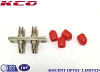China DIN-DIN Metallic Duplex Fiber Optic Adapter for High Performance Single Mode Applications for sale