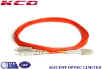 China Duplex LC/UPC-SC/UPC Fiber Optic Patch Cord with 3.0mm Diameter and 62.5/125 Core for High Density Data Centers for sale