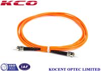 China OM2 62.5/125 Multimode Fiber Optic Patch Cord 2.0m ST/UPC for High-Density Connectivity for sale