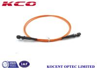 China OM1 Orange MT-RJ/UPC Fiber Optic Patch Cord with 3.0mm Diameter and 62.5/125 Core for High Density Data Centers for sale