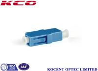China LC/UPC Fiber Optic Adapter Without Dust Cap with 0.10dB Repeatability for Local Area Networks for sale