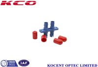 China ST Duplex SM MM Fiber Optic Coupler ST / UPC With Dust Cap for sale