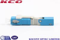 China SC/UPC Fiber Optic Fast Connector with 55mm/60mm Length Low Insertion Loss 0.2dB and High Return Loss 55dB for sale