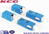 China Blue SC UPC Fiber Optic Fast Connector for 2.0mm and 3.0mm FTTX Solutions for sale