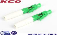 China 2.0mm 3.0mm FTTX LC/APC Quick Fiber Optic Fast Connector with 55mm Length for Field Assembly for sale