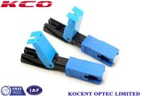 China SC Fast Connector 2.0mm 3.0mm 55mm Field Assembly Fiber Optic Quick Connector for FTTX for sale
