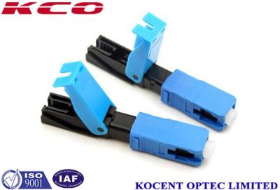 China SC Fast Connector 2.0mm 3.0mm 55mm Field Assembly Fiber Optic Quick Connector for FTTX for sale
