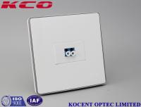 China LC Duplex Fiber Optic Face Plate FTTH Fiber Optic Terminal Box for sale