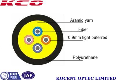 China Army Field Tight Buffered Fiber Optic Cable Non Metallic Sm Mm Om3 Om4 for sale