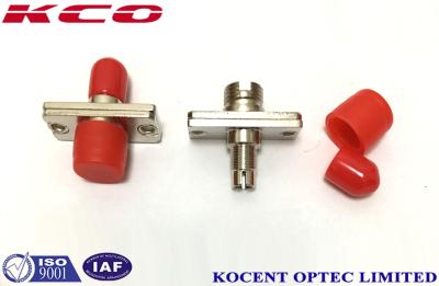 China DIN - FC Fiber Optic Coupler Hybrid Optical Fiber Adapter 0.2dB Insertion Loss for sale