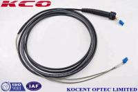 China NSN DLC 90 Degree Fiber Optic Patch Cord Single / Mono Mode CPRI Waterproof LC/UPC for sale