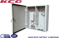 China Outdoor Wall Mountable Metallic Optical Fiber Termination Box 72/96 Cores for sale