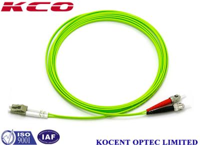 China OM5 50/125 Fiber Optic Patch Cord with 60dB Return Loss and 850/1300nm Wavelength for High-Speed Data Transmission for sale