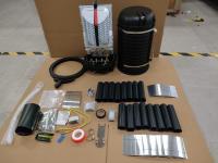 China FIST-GC02-A16-SC54 Fiber Optic Splice Closure Dome Type 288cores with 54 DX SC adapter for sale