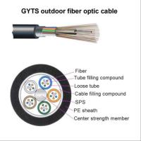 China Single Mode G652D Anti Rodent Outdoor Application GYTS Fiber Optic Cable For Duct for sale