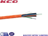 China 12 Core Optical Fiber Cable Single Mode PE Material For Indoor / Outdoor for sale