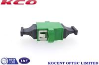China Single Mode APC Green Color MPO MTP Adapter Fiber Optic Adapter for 1260-1650nm Networks for sale