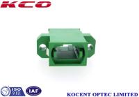 China Single Mode APC Green Color MPO MTP Adapter Fiber Optic Adapter for 1260-1650nm Networks for sale