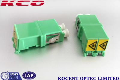 China Single Mode Optical Fiber Adapter Duplex Auto Shutter LC/APC LC/UPC Without Flange Coupler for sale