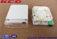 China Indoor Wall Mount Fiber Termination Box with 1 Port SC Simplex and LC Duplex for FTTH Solutions for sale