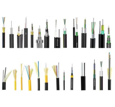 China Single Mode G652D 4 Cores GYXTW 4b1 Fiber Optic Cable For  Aerial   Duct  Direct  Burial for sale