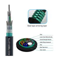 China 96fo 96 Cores 96fibers Single Mode GYTS Armored Optical Fiber Cable For Out Plant Aerial and Duct for sale
