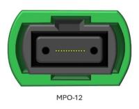 China 12F SM G657A1 MPO-12 3.0mm Optical Fiber Patch Cable MTP-12 Female Fiber Trunk Cable Type B for sale