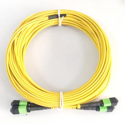 China 48F 2*24F 4*12F 6*8F SMF G657A MPO/APC Patch Jumpers MTP/APC 48fibers Multi-cores Optical Trunk Cable Key up to Key up for sale