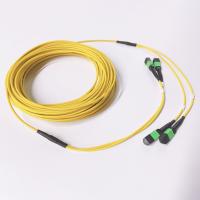 China 48F 2*24F 4*12F 6*8F SMF G657A MPO/APC Patch Jumpers MTP/APC 48fibers Multi-cores Optical Trunk Cable Key up to Key up for sale