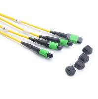 China 4*8F 4*12F 4*24F MPO/APC Patch Cord MTP/APC Single Mode Trunk Cable Type A Type B Type C Polarity for sale