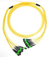 China SMF G657A 6*8F MPO/APC 6*12F MTP/APC 6*24F High-density Optical Trunk Cable Method A Method B Method C for sale